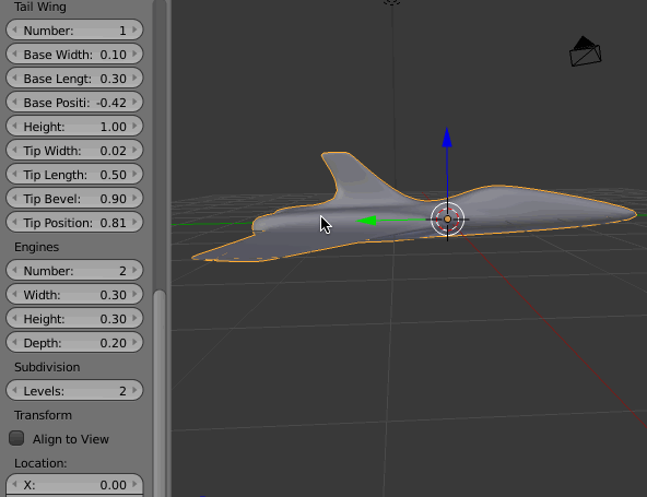 Configurable Dynamic Jet | BlenderNation Bazaar