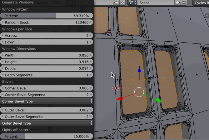 Window Generator | BlenderNation Bazaar