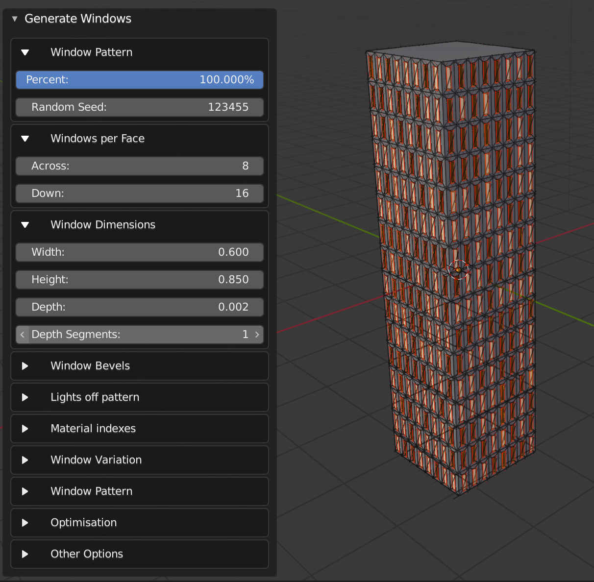 Window Generator | BlenderNation Bazaar
