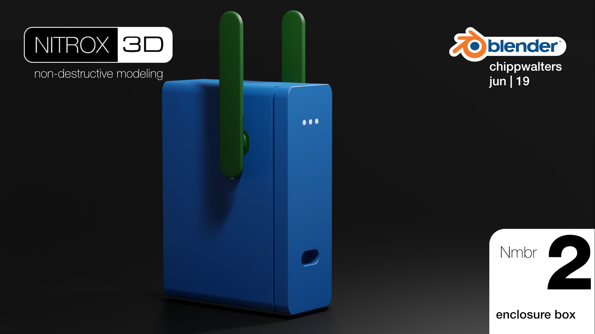 Nitrox3D Non-Destructive Modeling Course | BlenderNation Bazaar