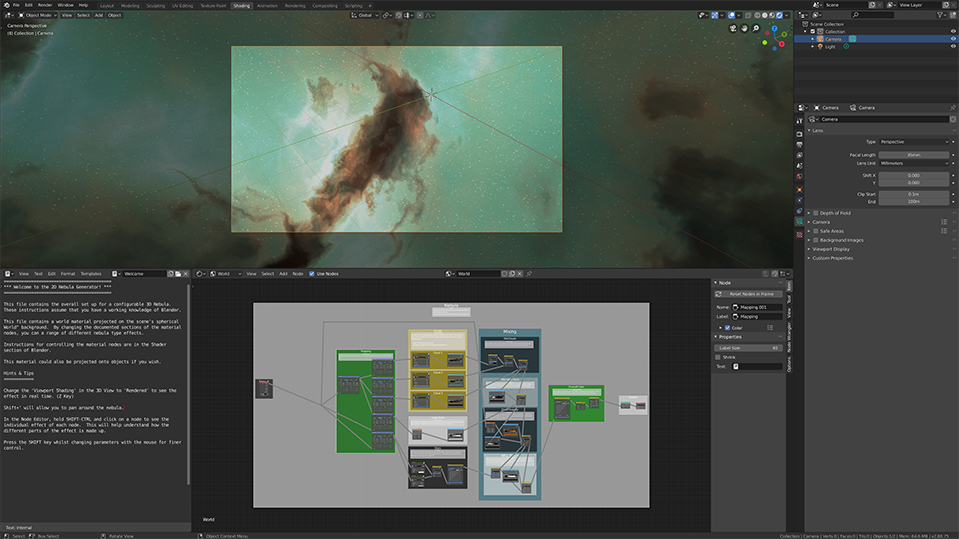 Nebula Generator | BlenderNation Bazaar