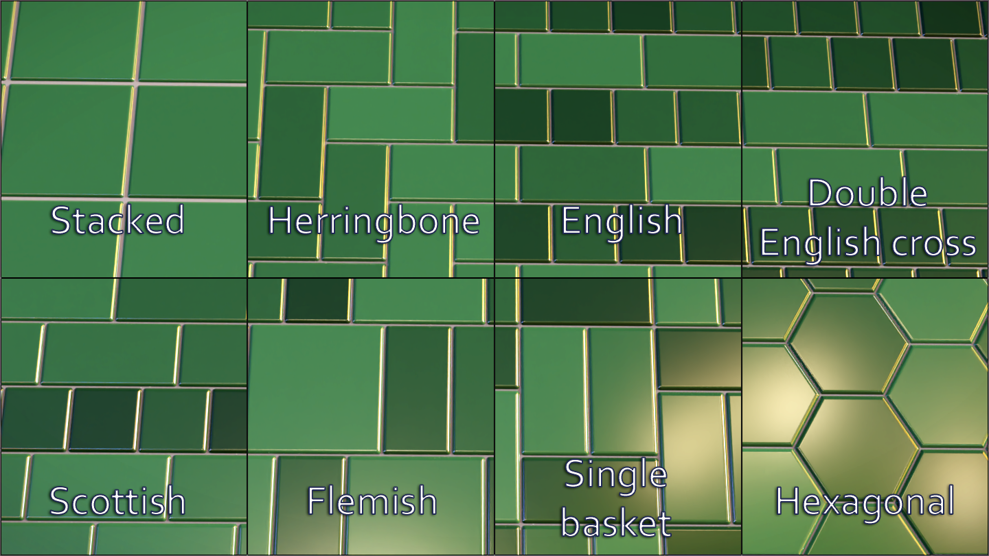 Procedural Textures Pack - Tiles - Blender Market