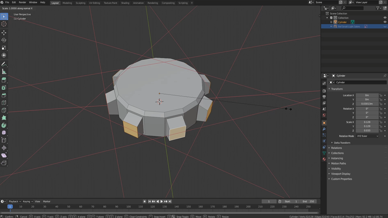 Blender 2.8 Creating a Lightsaber - Blender Market