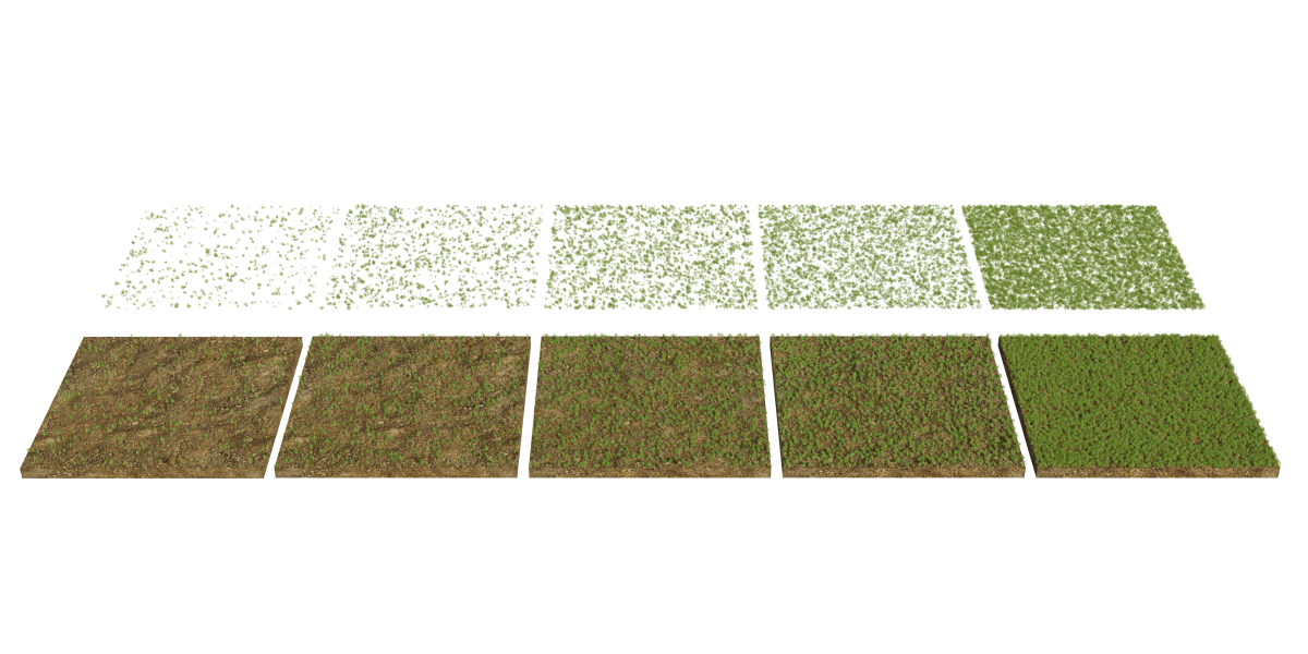 Modular Grass Volume 1 - Blender Market