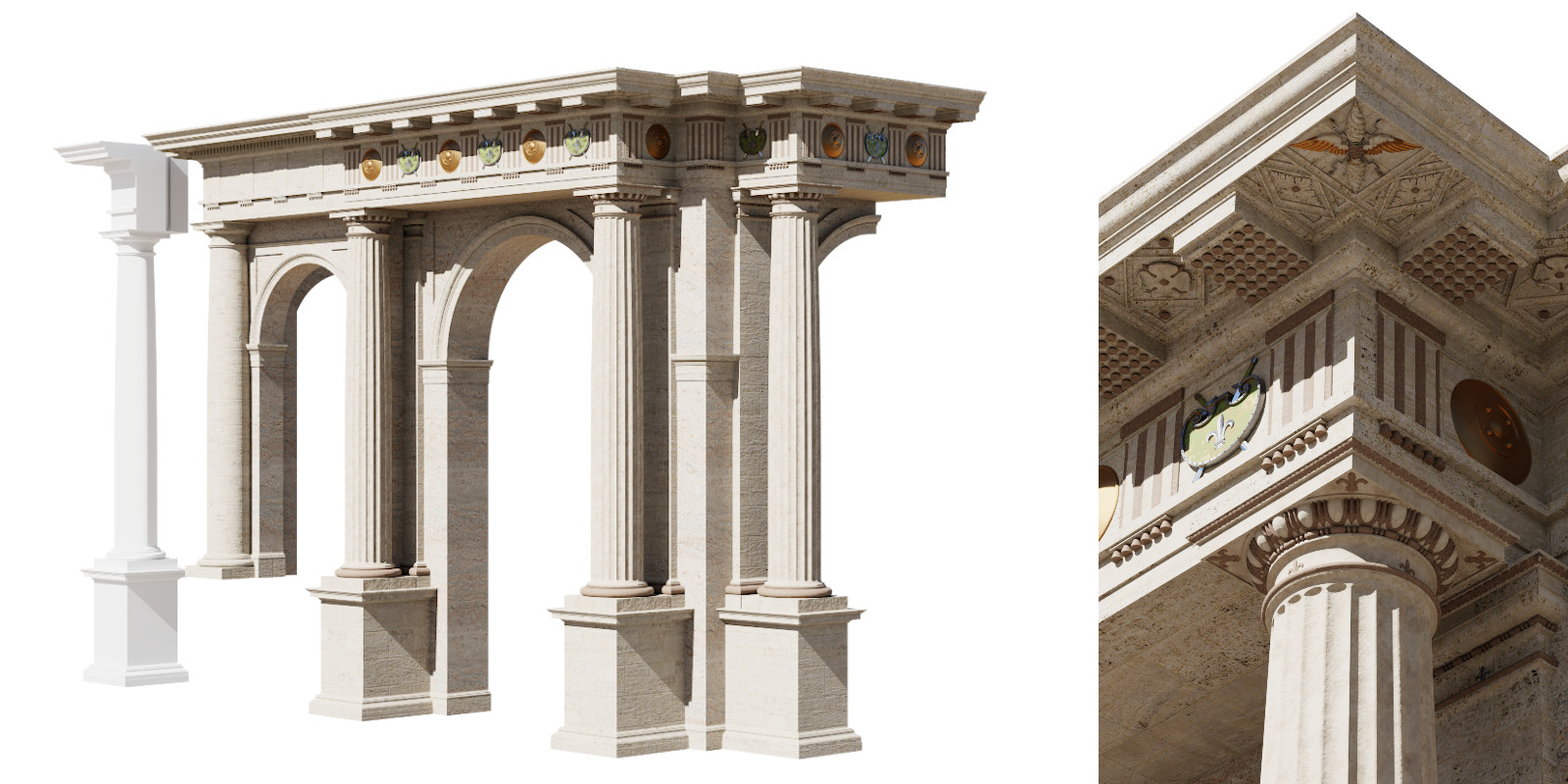 Doric Order Dimensions