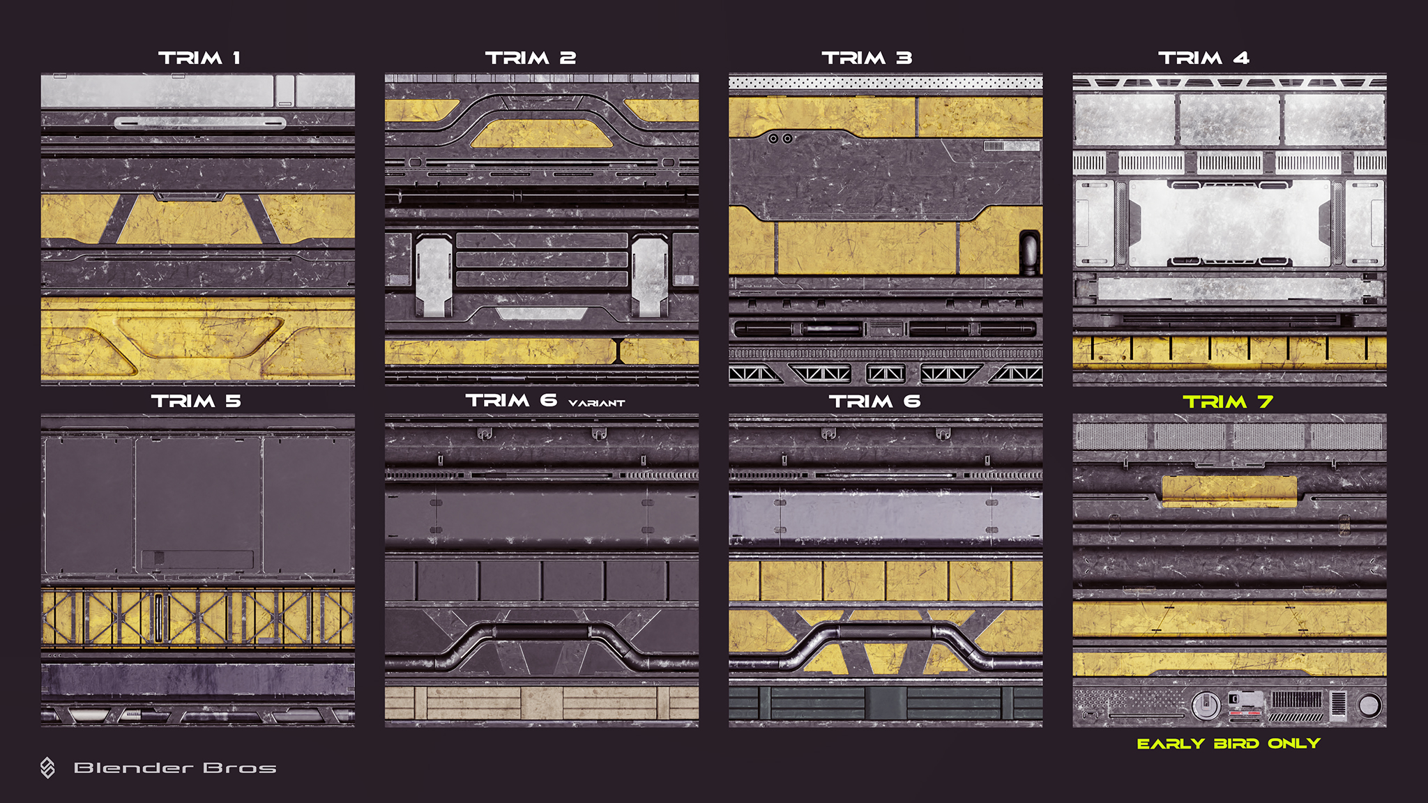 A-Z Environment Design using Trim Sheets - Blender Market