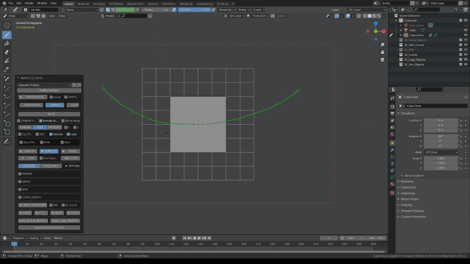 Sketchn'carve | BlenderNation Bazaar
