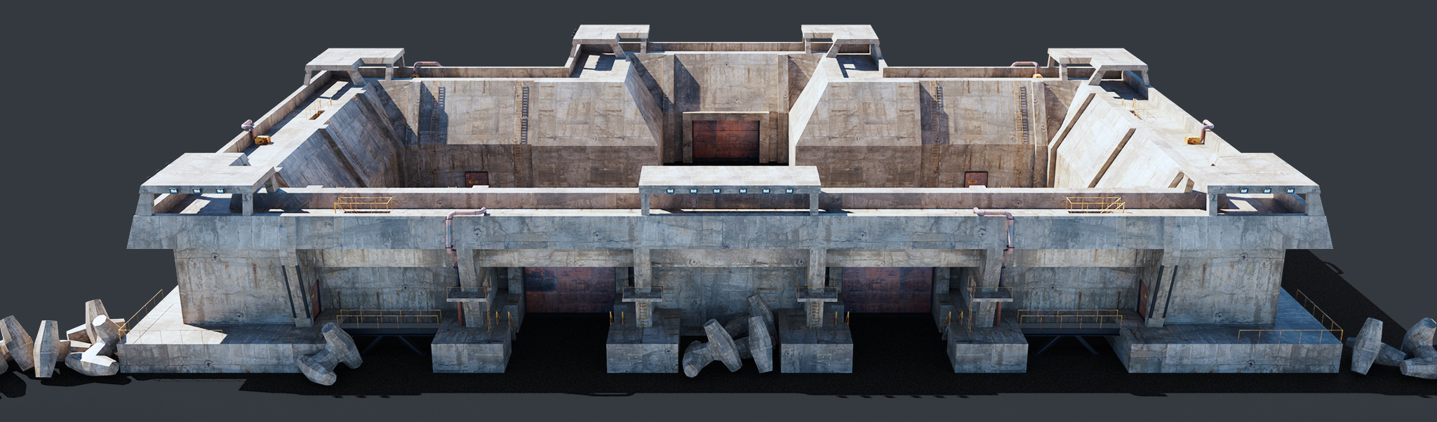 Futuristic Military Fortress