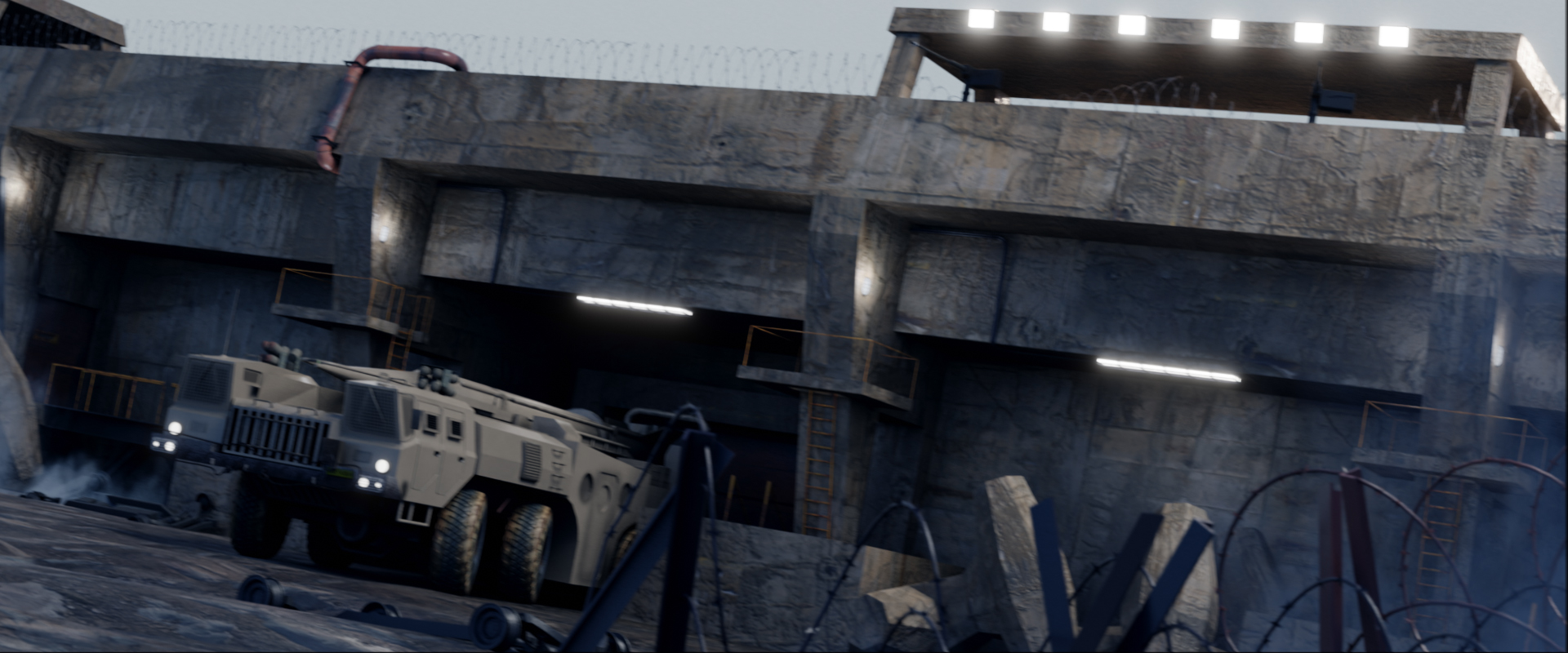 Futuristic Military Base