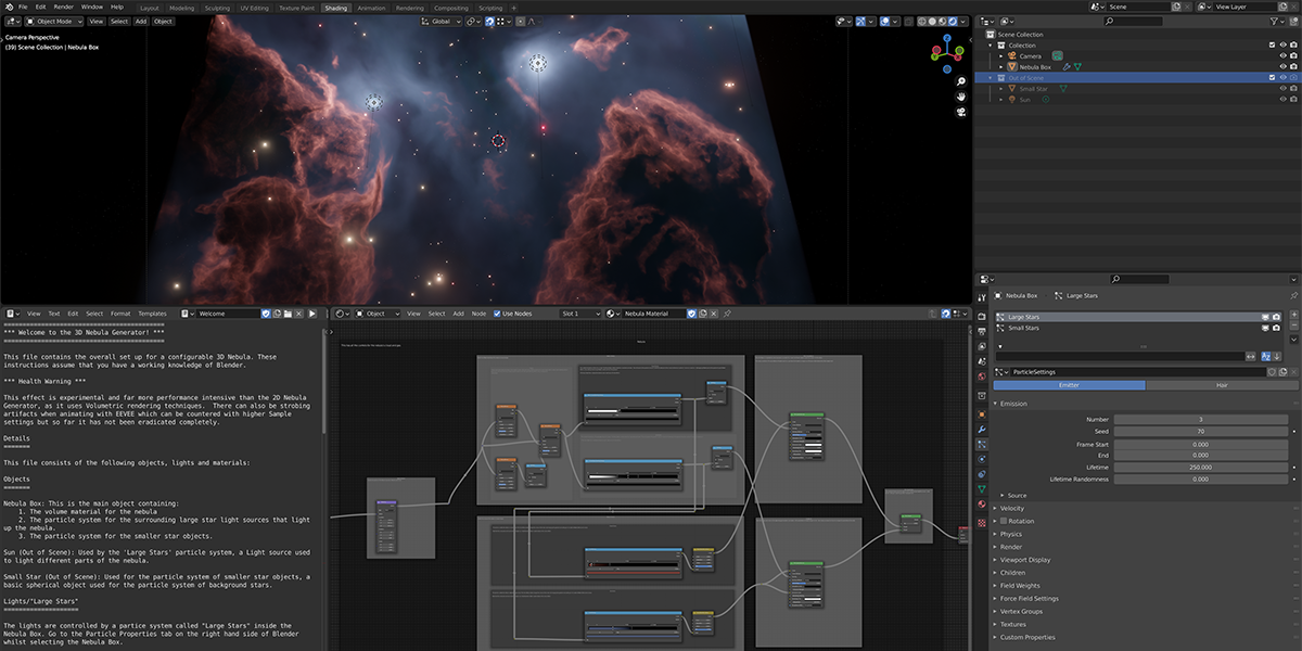 Nebula Generator | BlenderNation Bazaar