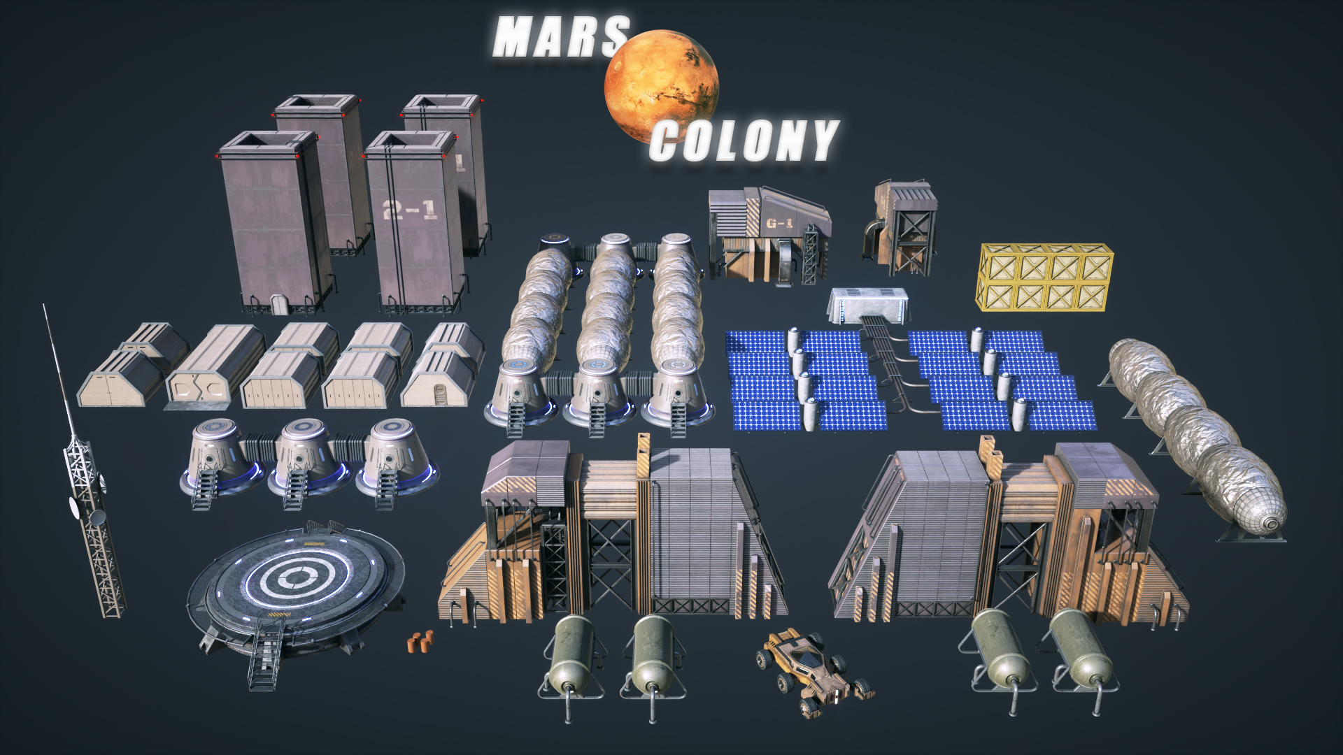Mars Colony Model